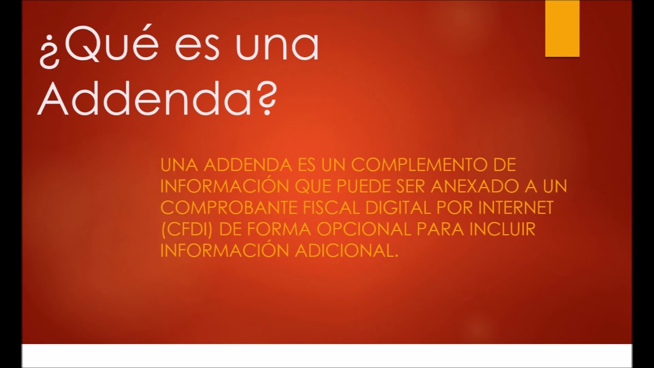 ¿Qué es una adenda en una factura y para qué sirve? ¿Qué es una adenda en una factura y para qué sirve?